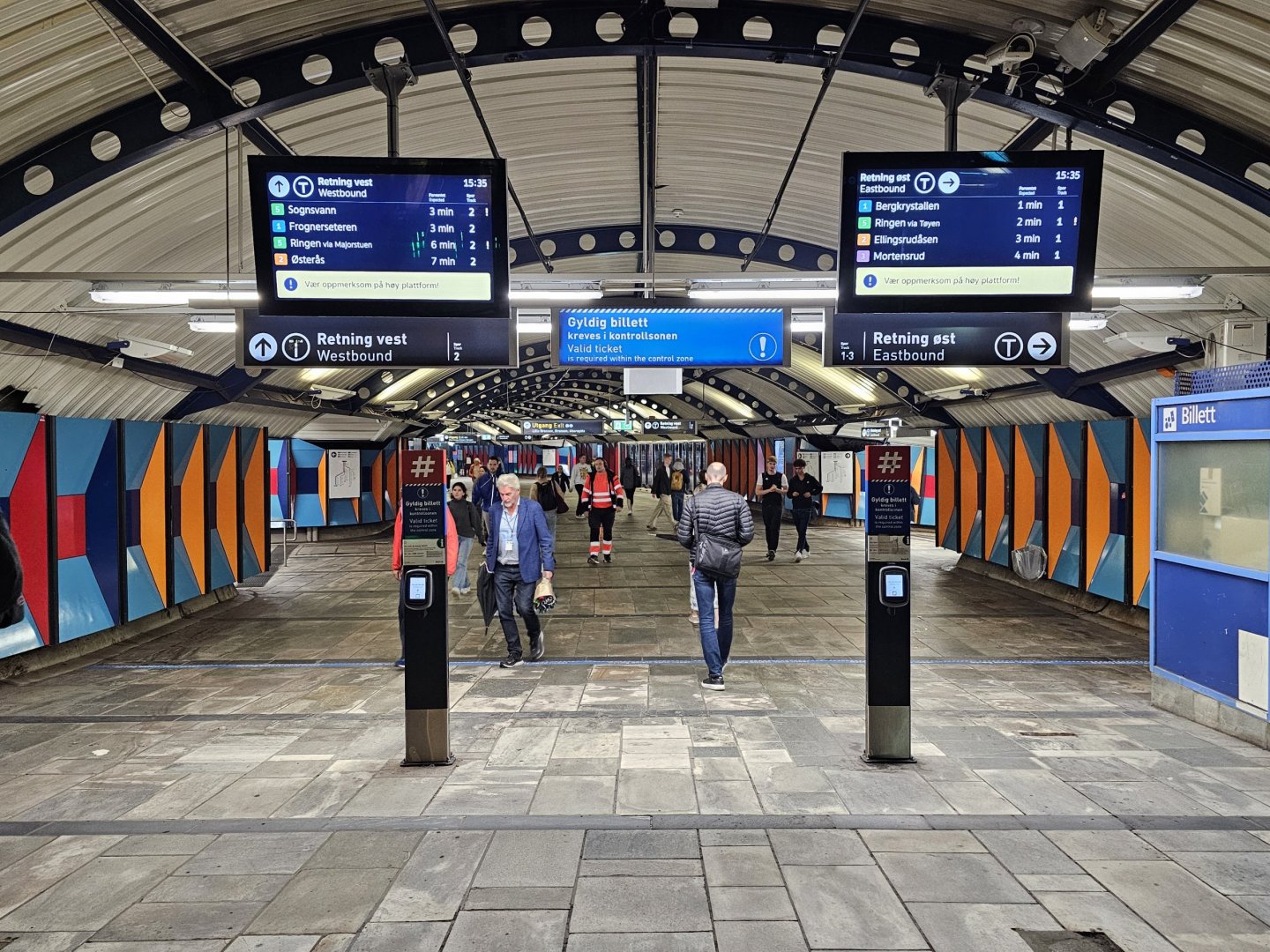 Métro de Oslo - plan d'accès, billets et tarifs