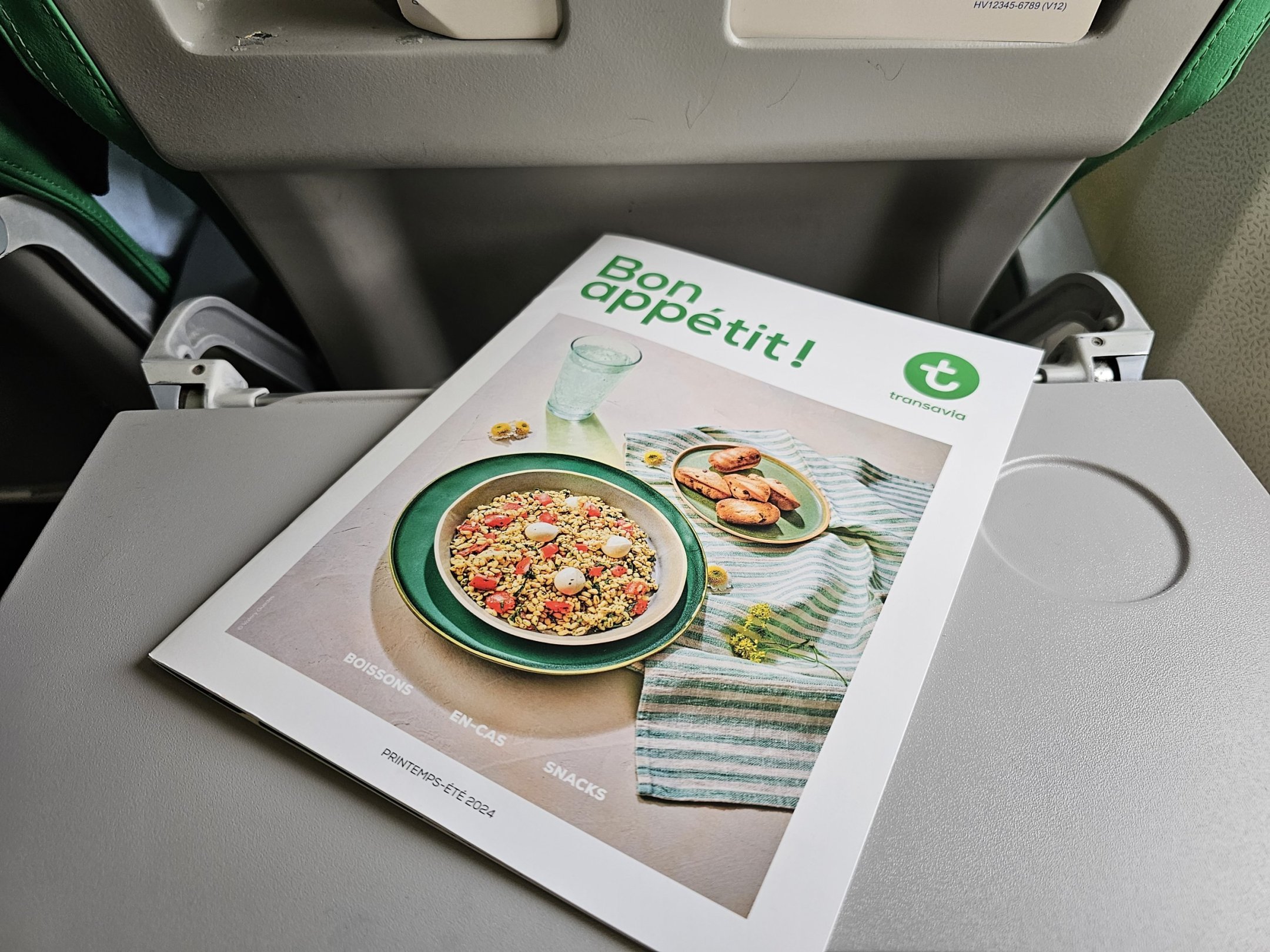 Transavia services à bord: nourriture, wifi, IFE