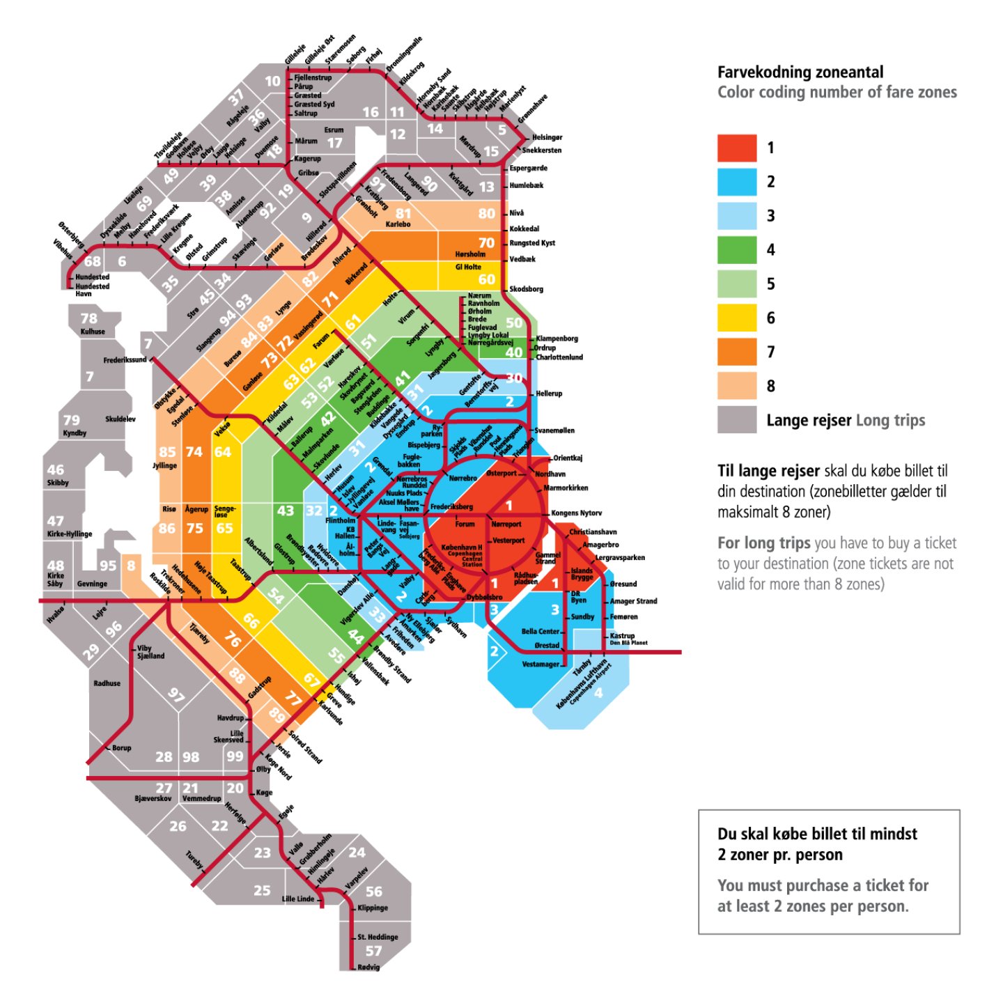 Métro de Copenhague - plan d'accès, billets et tarifs