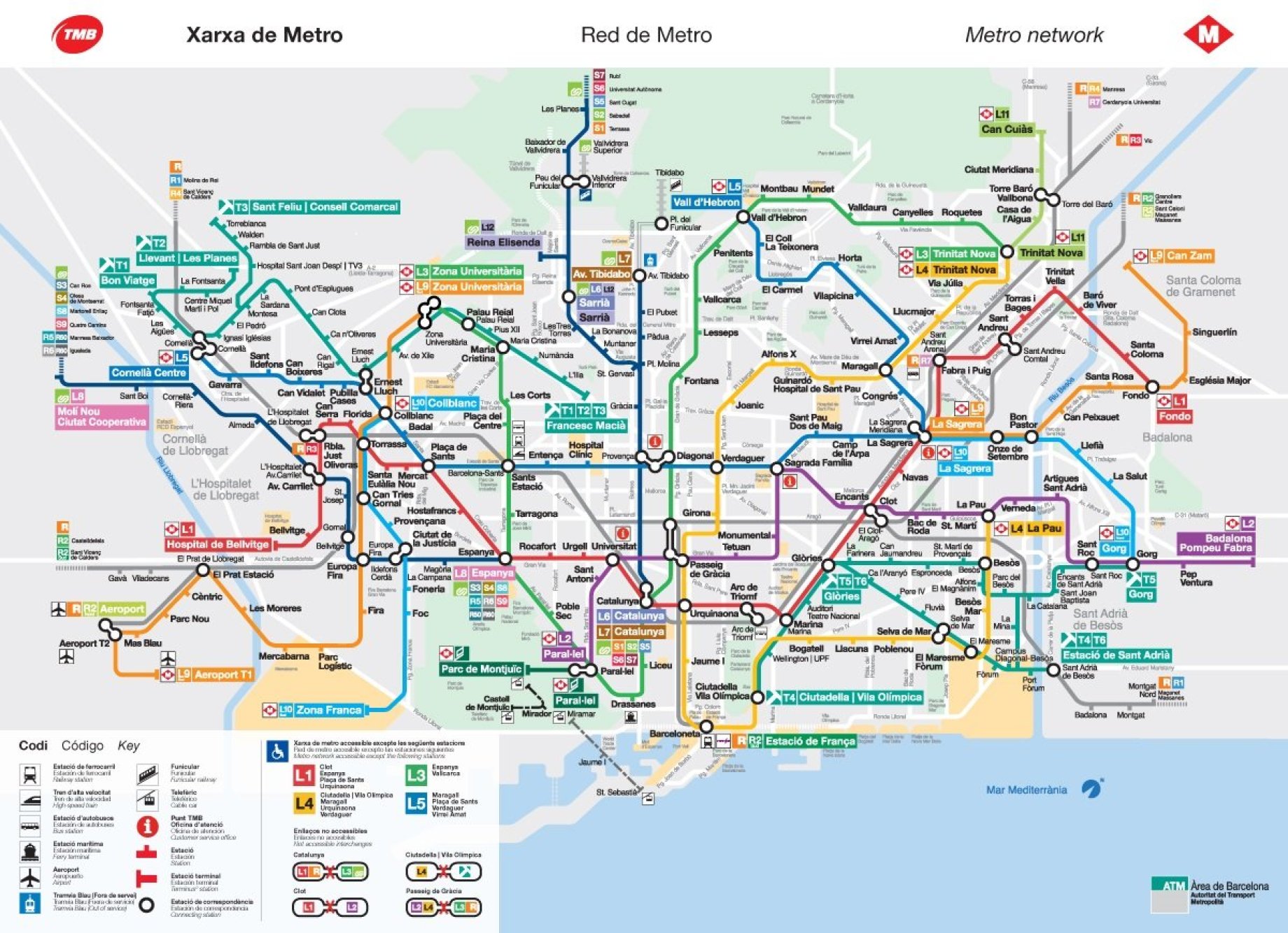 Métro de Barcelone - plan d'accès, billets et tarifs